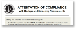 ACHA Background Screening | Florida Healthcare Law Firm